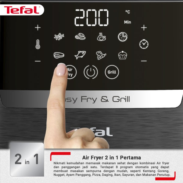 Air Fryer Easy Fry & Grill Precision EY505 - tefal indonesia