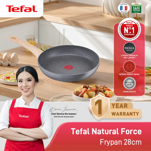 Natural Force Frypan 28cm - Premium Cookware - tefal indonesia
